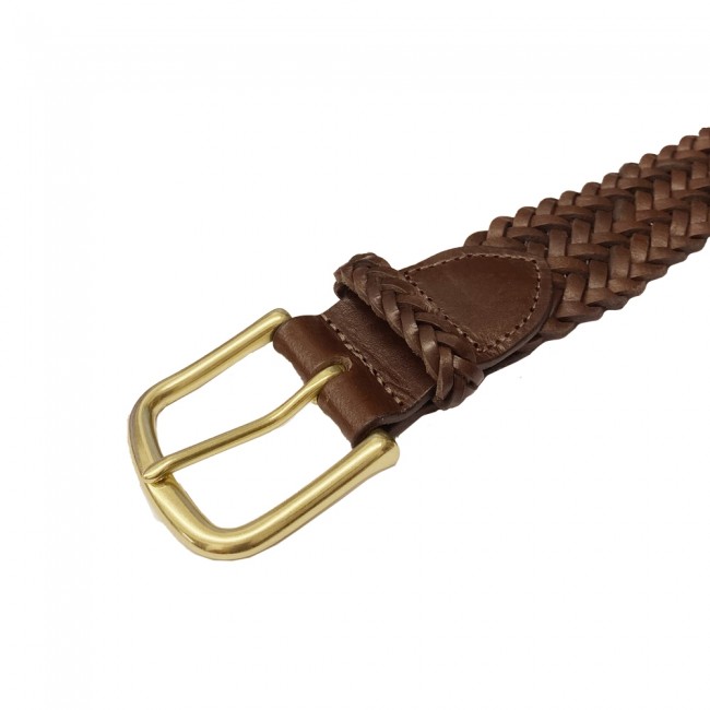 Conrad Hand Braided Leather Belt - Belts